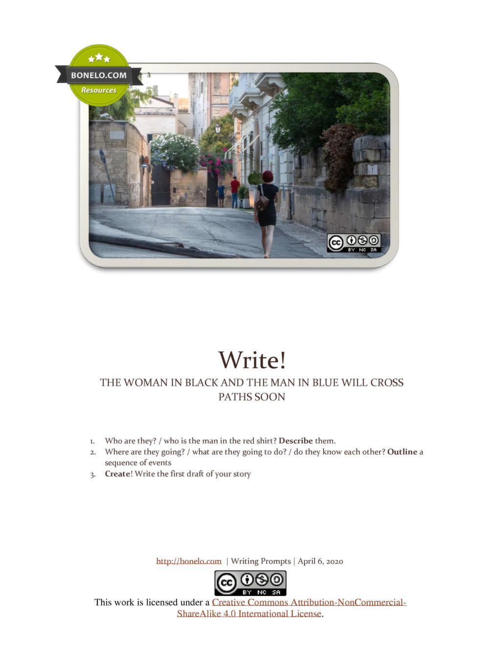 Writing Prompt 4 – Bonelo.com